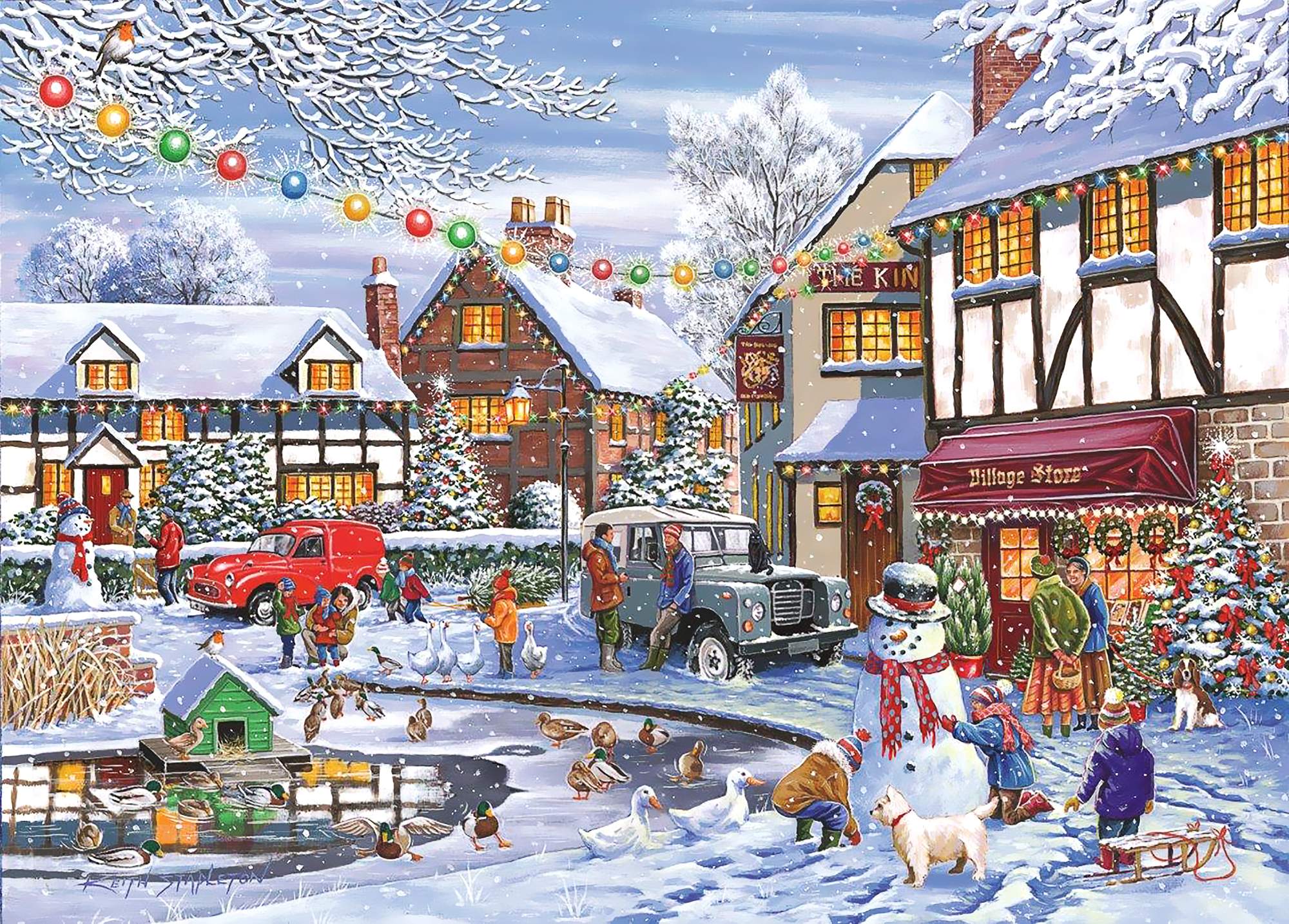 Solve On Thin Ice jigsaw puzzle online with 352 pieces