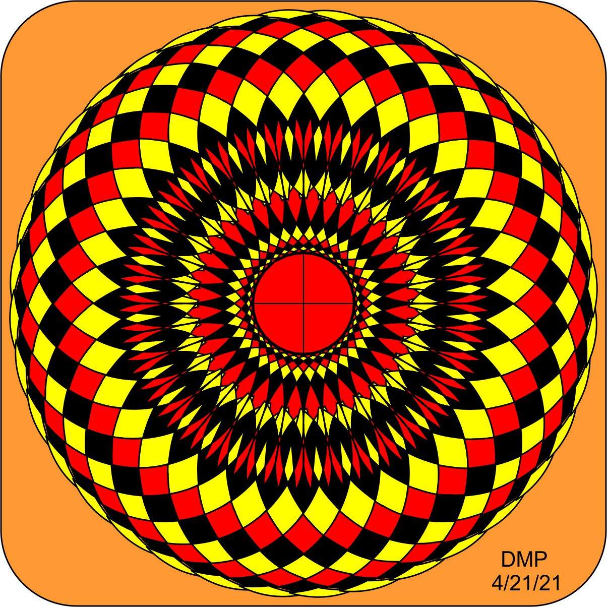 Solve bullseye jigsaw puzzle online with 256 pieces