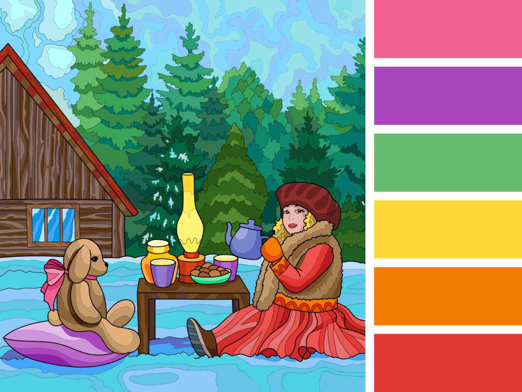 Solve Color Palette 110 Jigsaw Puzzle Online With 154 Pieces Solve Color Palette 110 Jigsaw Puzzle Online With 154 Pieces
