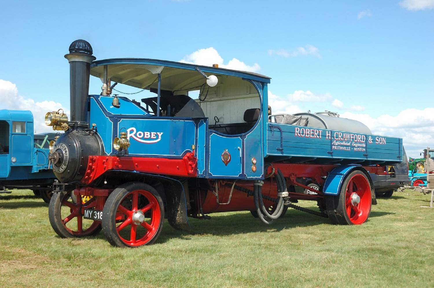Solve Robey Steam Wagon 42657 jigsaw puzzle online with 117 pieces
