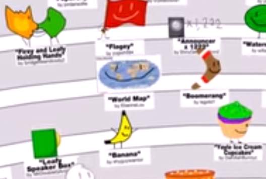 Solve Recommended Characters BFDI 25 jigsaw puzzle online with 40 pieces