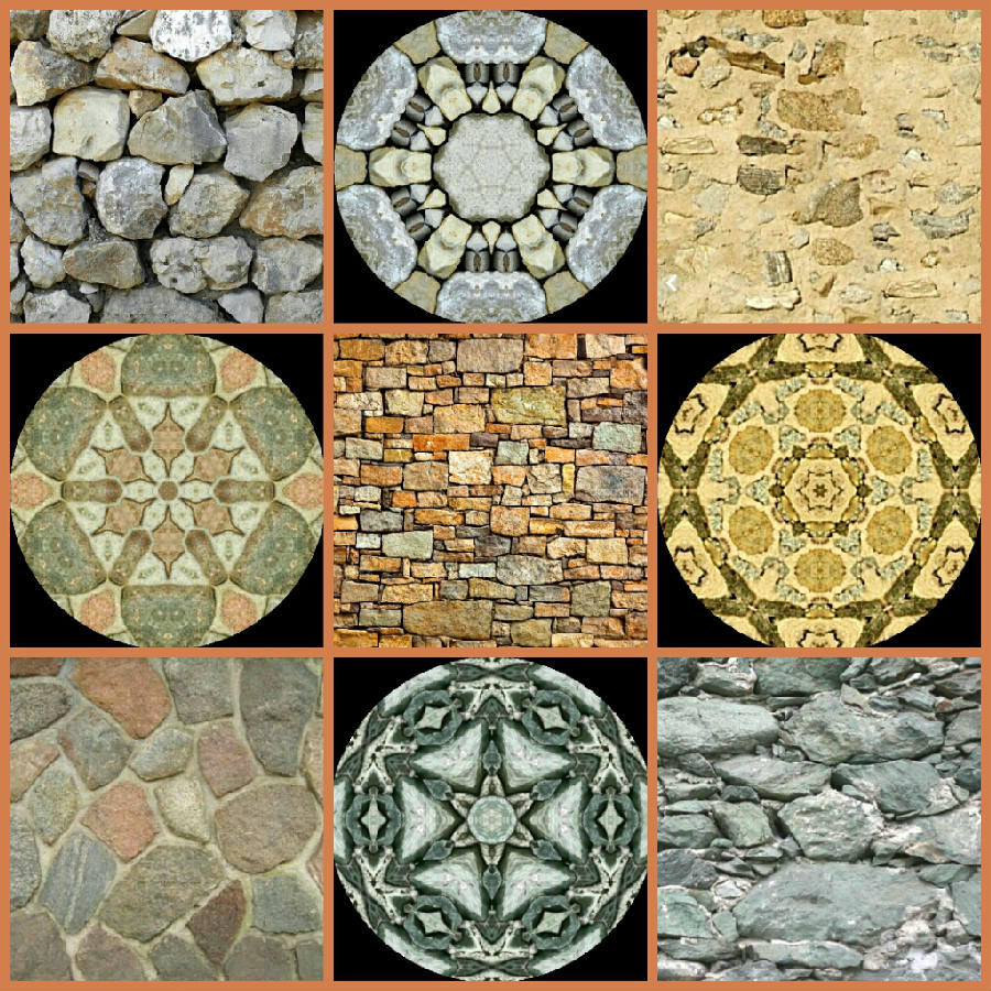 Solve Kaleido Rocks!! jigsaw puzzle online with 36 pieces