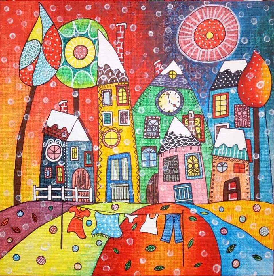 Solve Laundry Day jigsaw puzzle online with 81 pieces