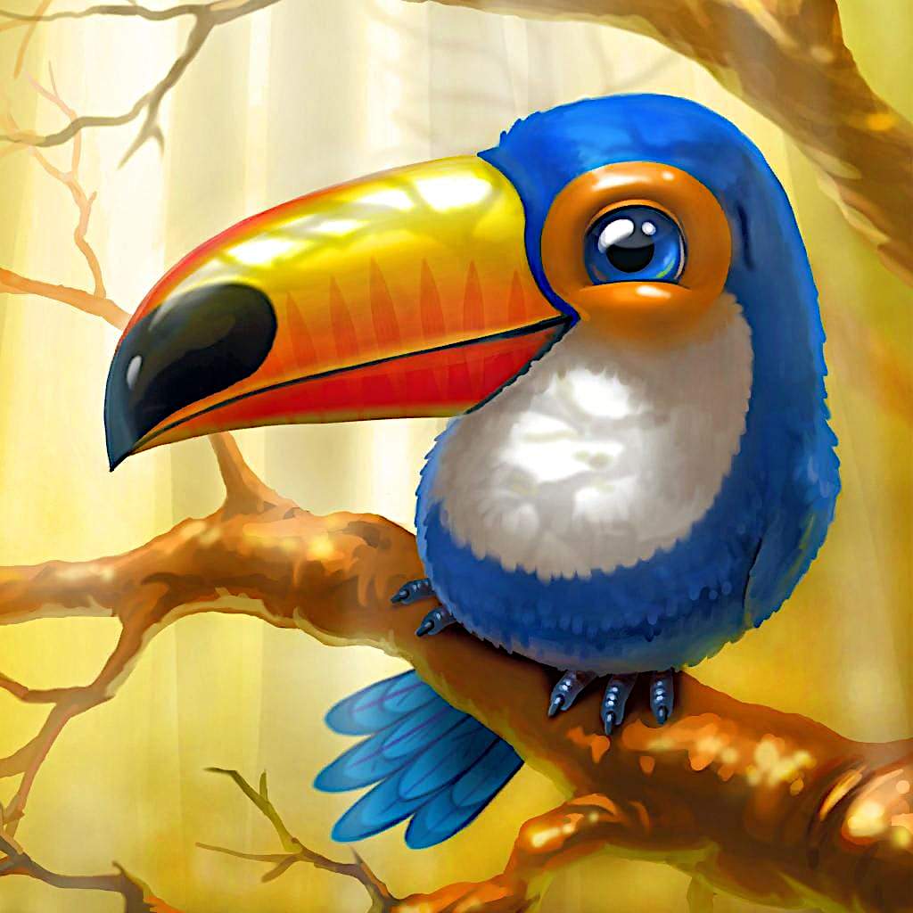 Solve Toucan jigsaw puzzle online with 64 pieces