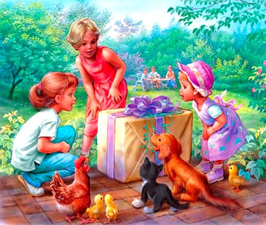 Solve The Surprise jigsaw puzzle online with 80 pieces