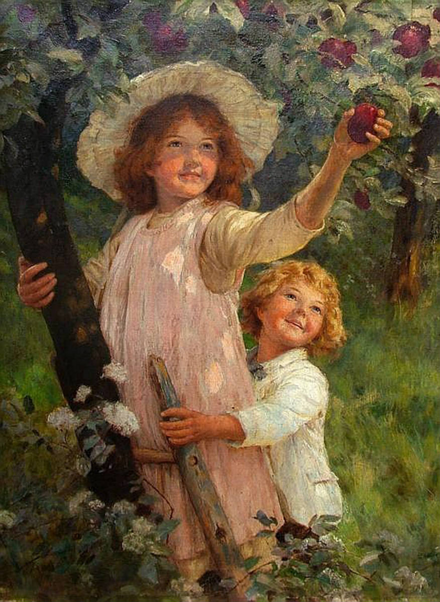 Solve Frederick Morgan (1847-1927) jigsaw puzzle online with 300 pieces