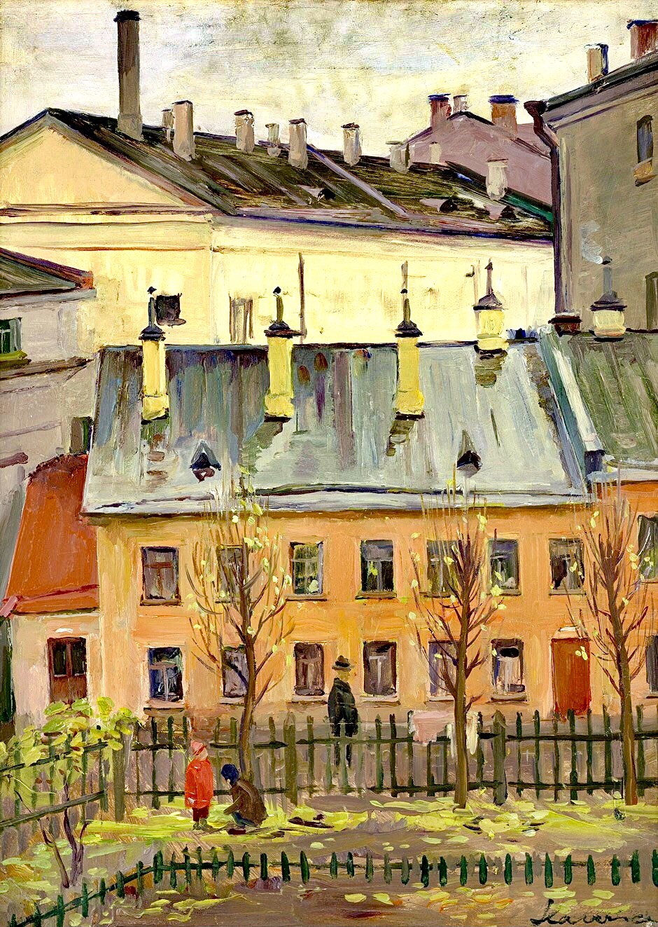 Solve Häuser am Montmartre, c.1900, Maria Slavona (1865-1931) jigsaw ...