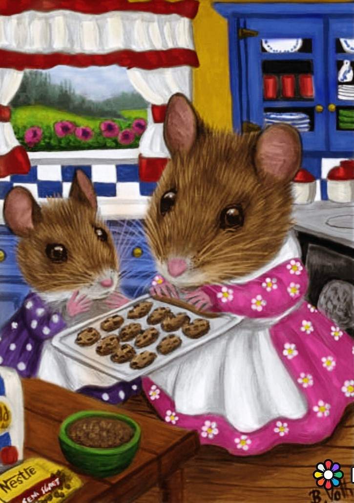 Solve Baking -Bridget Voth jigsaw puzzle online with 88 pieces