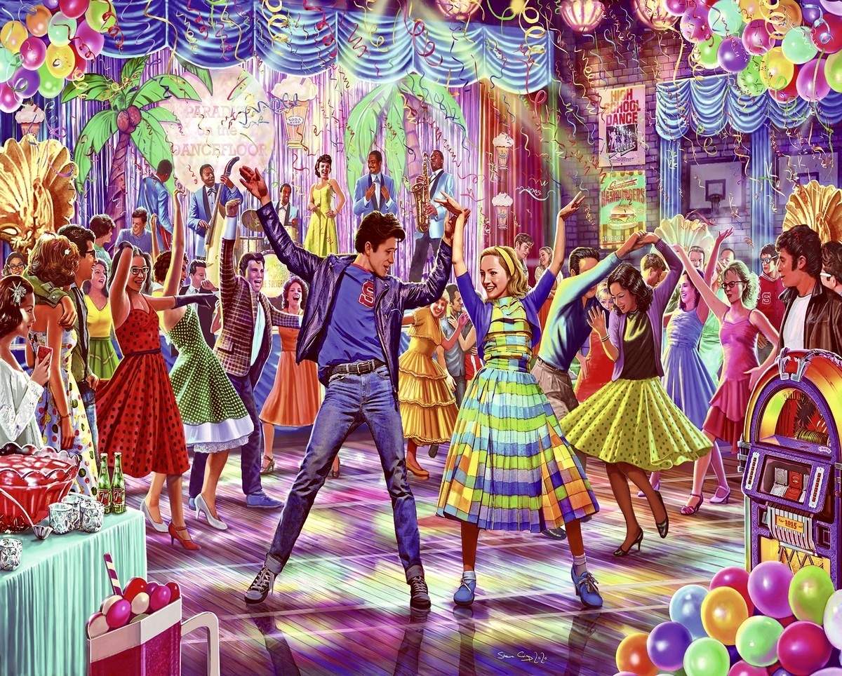 Solve Dancing #1 jigsaw puzzle online with 80 pieces