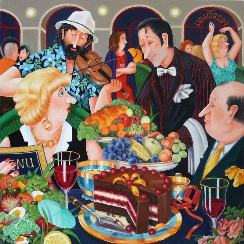 Solve Anna Sadowski Artwork - 'Did I really order that!!' jigsaw puzzle ...