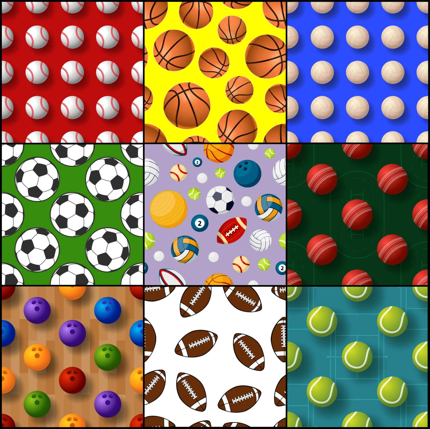 Solve Ball patterns 3 jigsaw puzzle online with 324 pieces