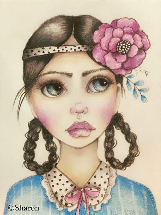 Solve Sharon Holmberg Artwork jigsaw puzzle online with 63 pieces