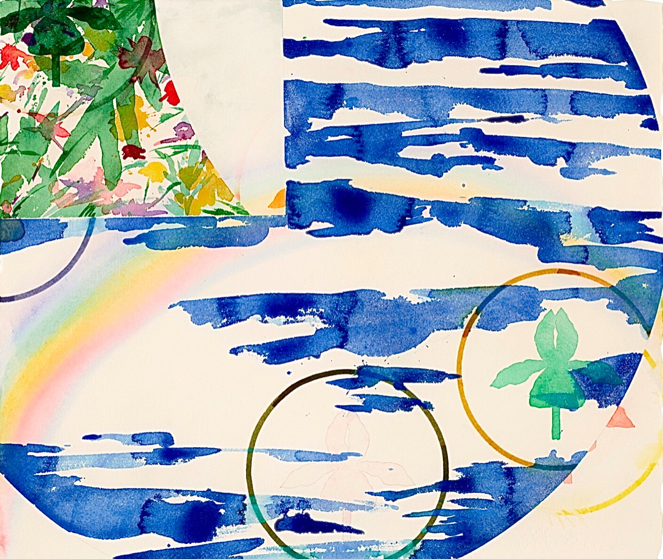 Solve Watercolor (Lahaina), 1978, Billy Al Bengston (b.1934) jigsaw ...