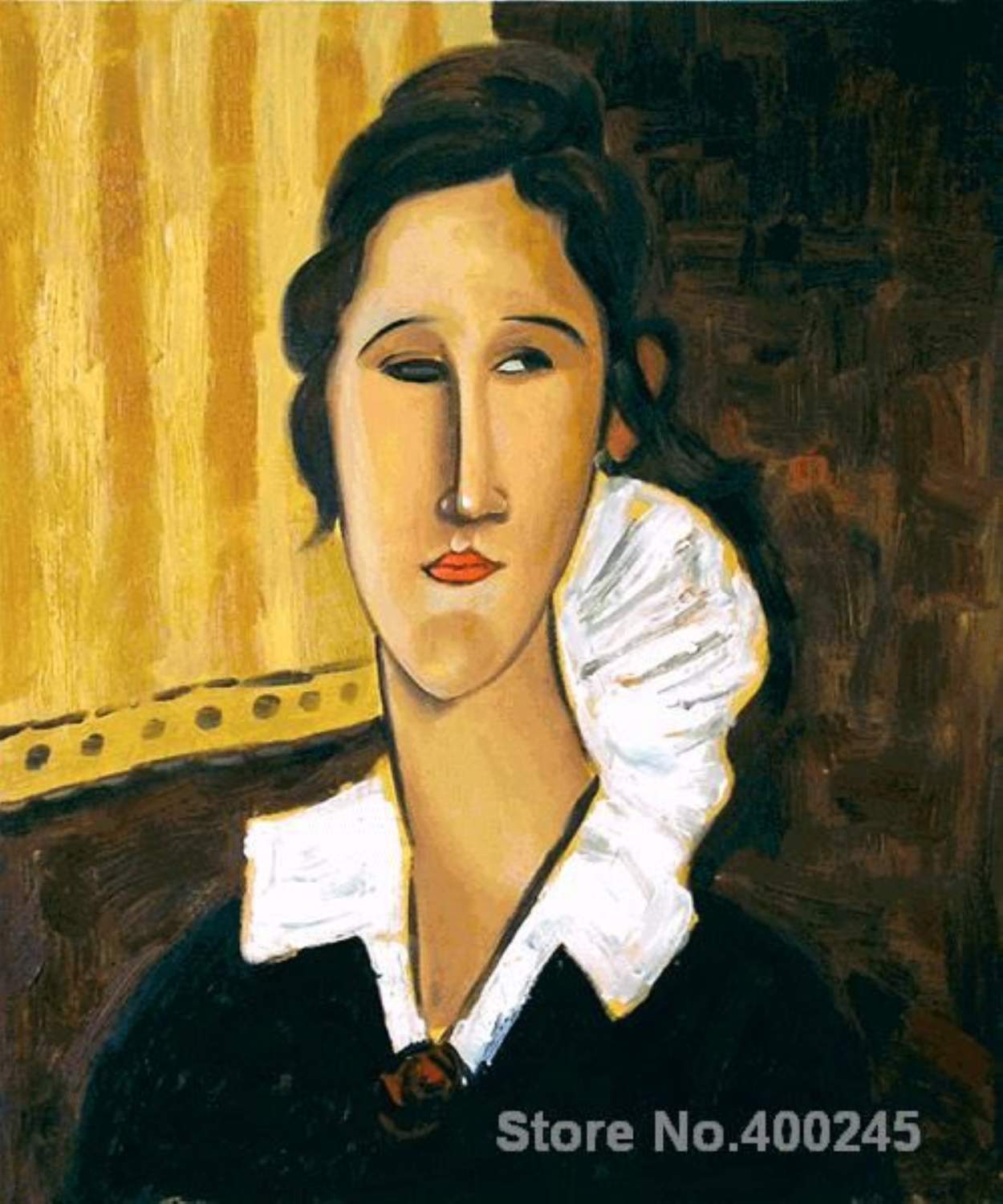 Solve Portrait of Anna Zborovska - Amedeo Modigliani jigsaw puzzle ...