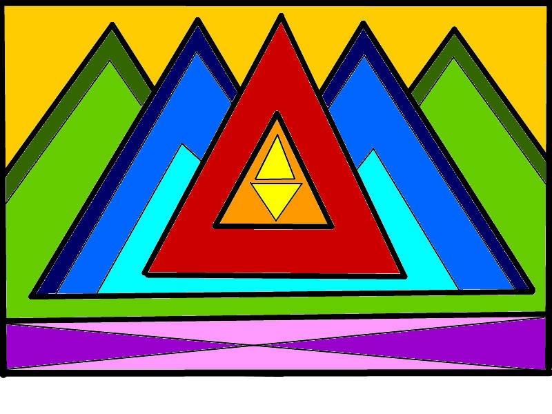 Solve Triangles jigsaw puzzle online with 12 pieces