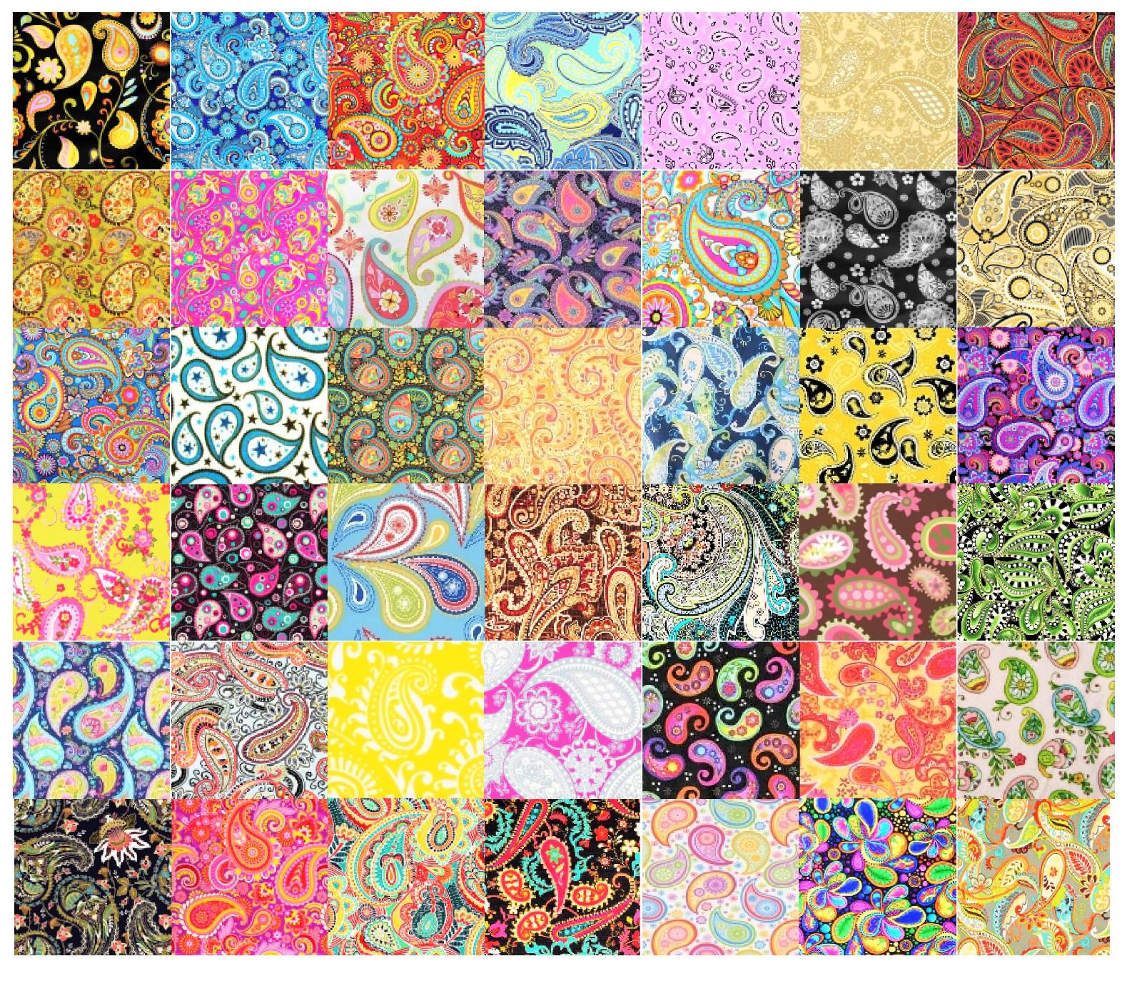 Solve PATCHWORK PAISLEY 15 jigsaw puzzle online with 143 pieces