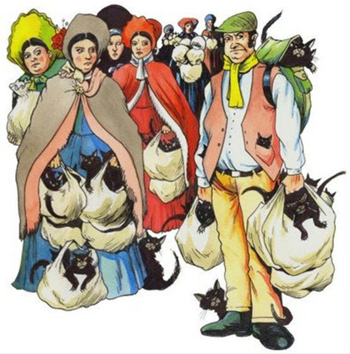 Solve As I Was Going to St. Ives Nursery Rhyme jigsaw puzzle online ...