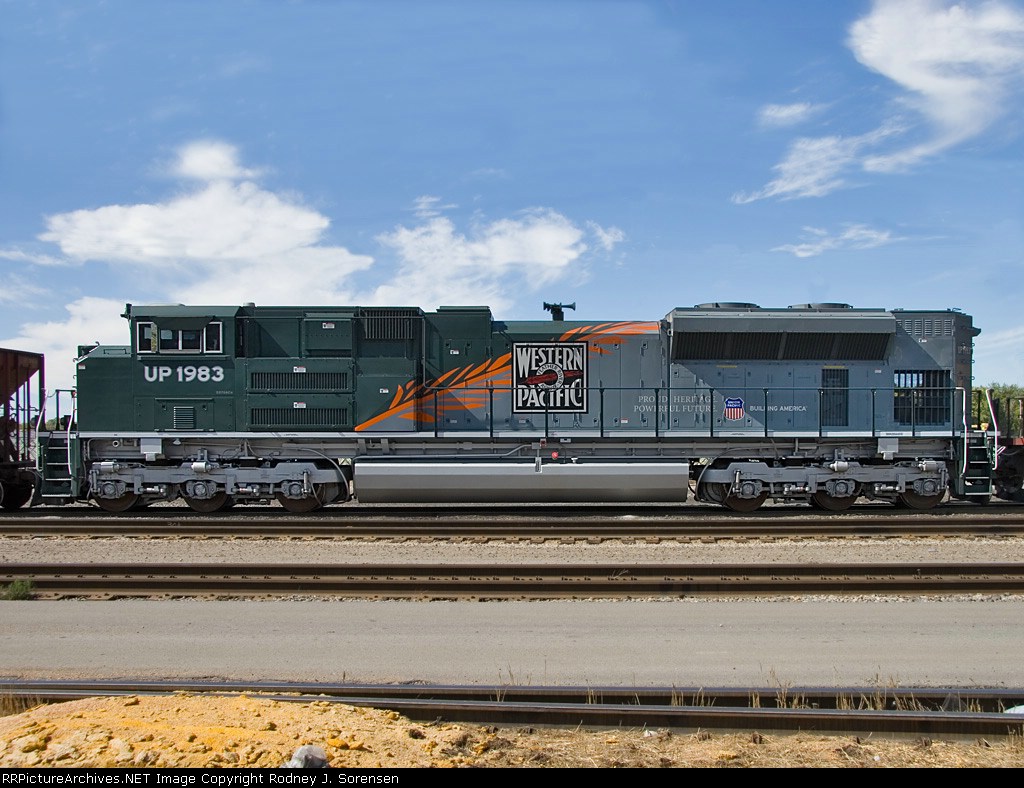 Solve UP - Western Pacific Heritage Paint Scheme (EMD SD70ACe) jigsaw ...
