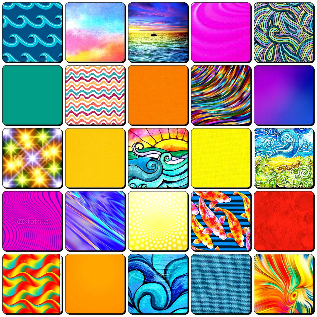 Solve Sunset and Waves jigsaw puzzle online with 256 pieces