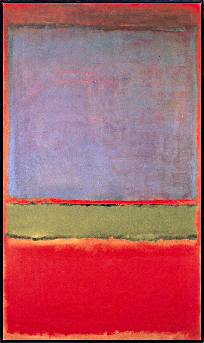 Solve No 6 (Violet, Green, and Red), 1951, Mark Rothko (1903-1970 ...