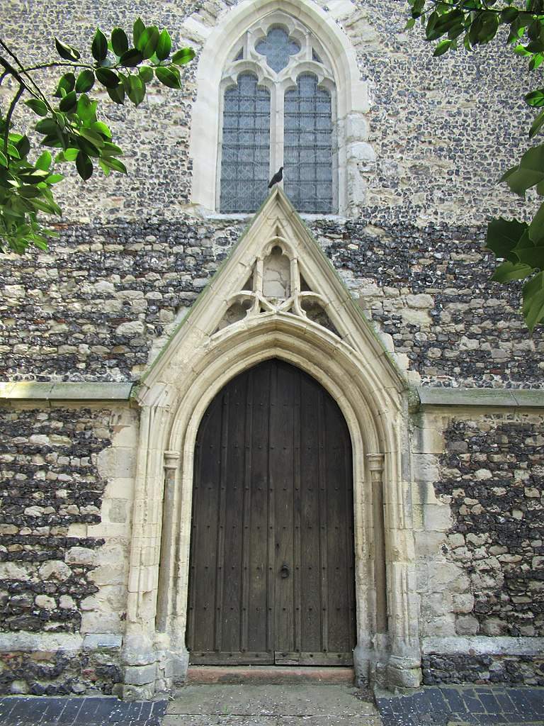 Solve p-Holy_Trinity,_Milton_Regis,_west_door jigsaw puzzle online with ...