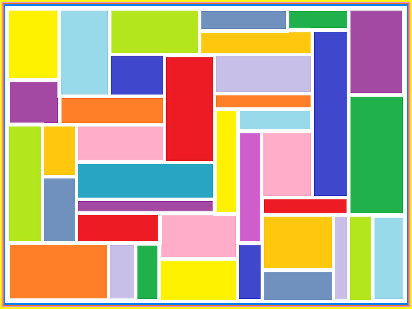 Solve 072318 Geometric Rectangles jigsaw puzzle online with 540 pieces