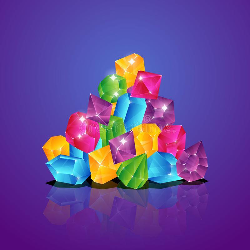 Jigsaw Puzzle | jewels-pile-colored-diamonds-heap-gems-brilliant-piles ...