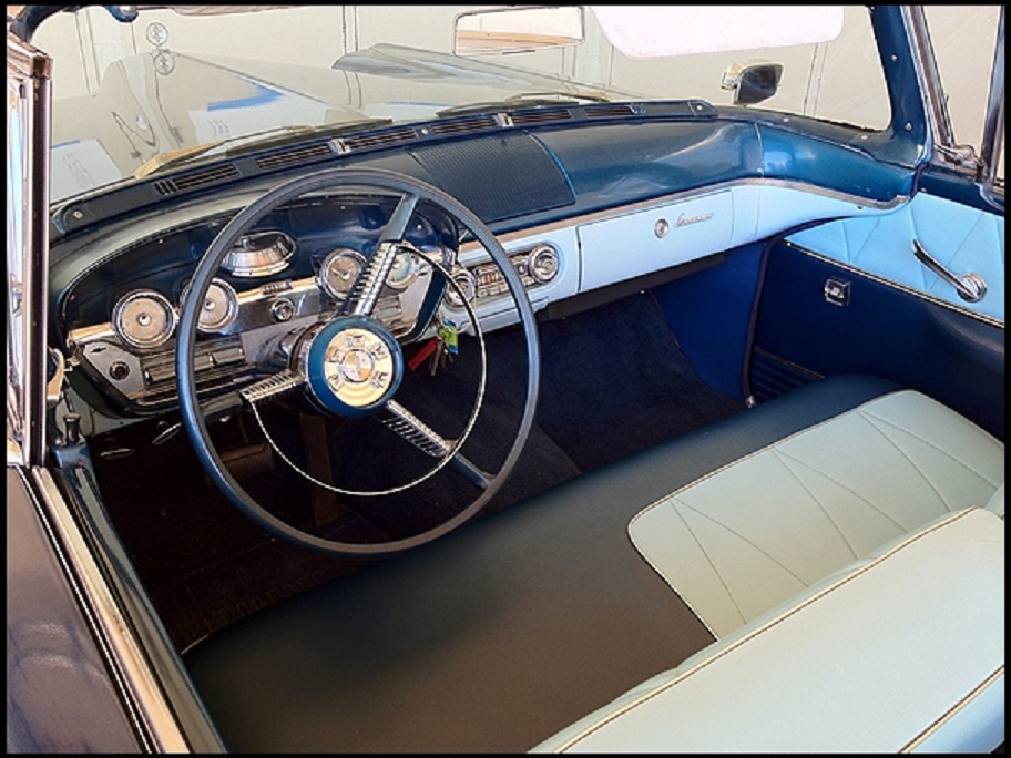 Solve 1958 Edsel Pacer Retractable Blue dash push button shift jigsaw ...