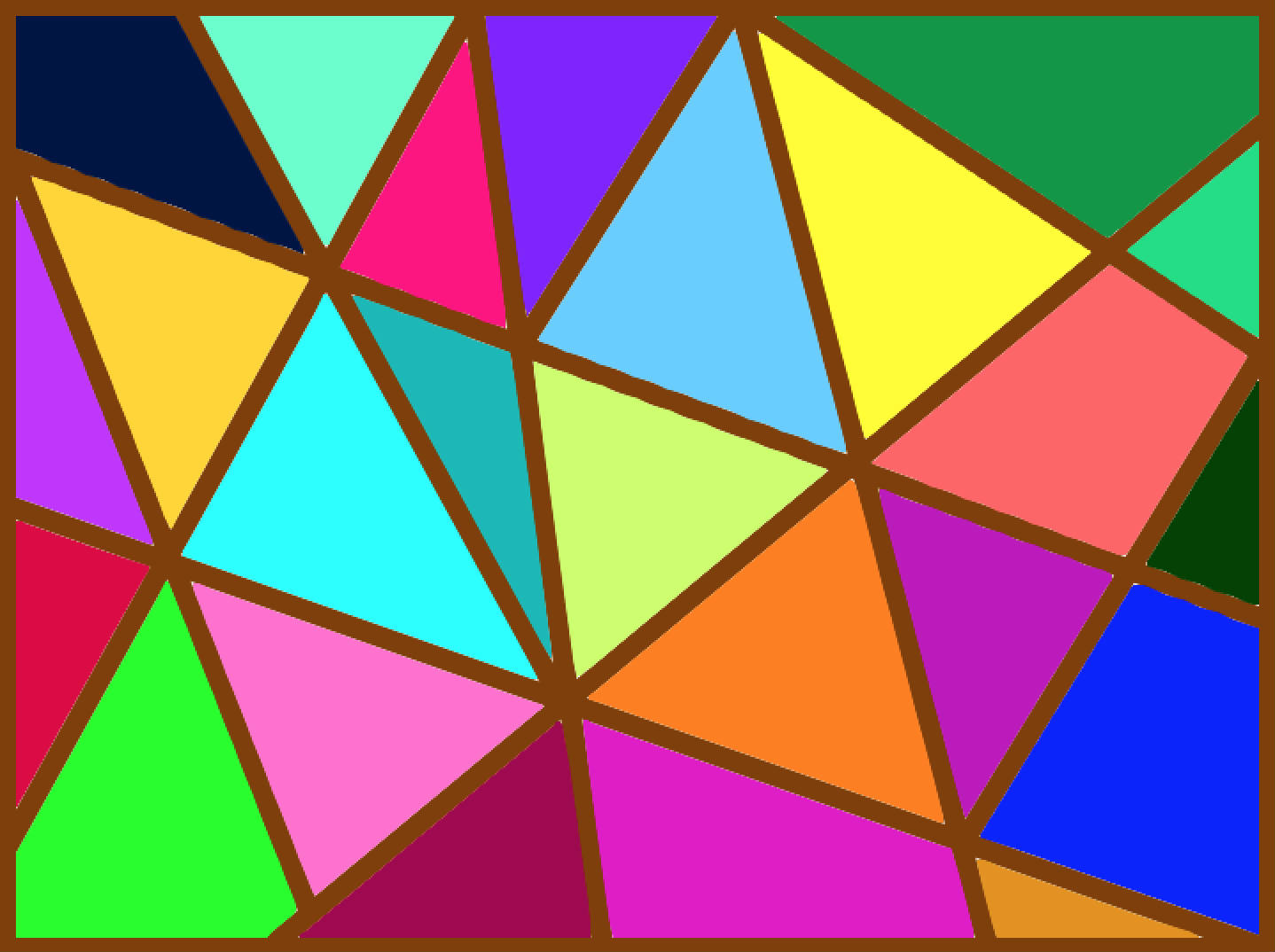 Solve Mostly Triangles jigsaw puzzle online with 391 pieces
