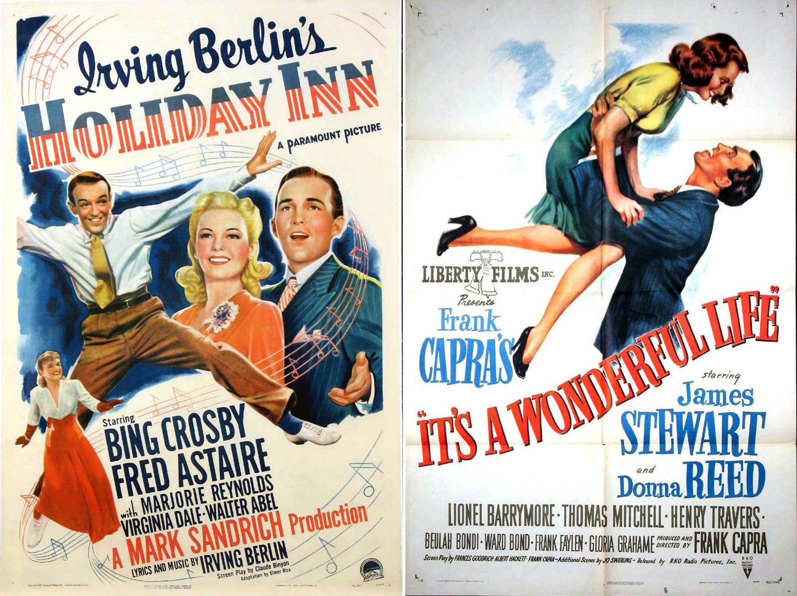 Solve Holiday Inn ~ 1942 and It's a Wonderful Life ~ 1944 jigsaw puzzle ...