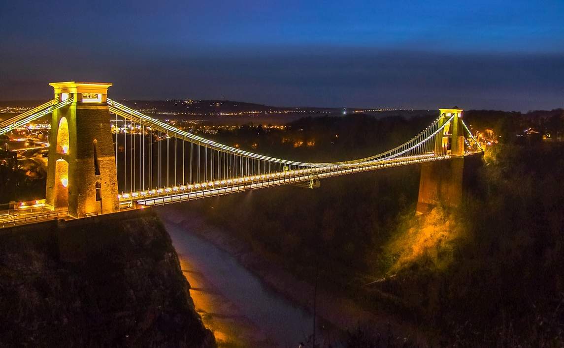 Jigsaw Puzzle | Bristol, Clifton Suspension Bridge | 77 pieces | Jigidi