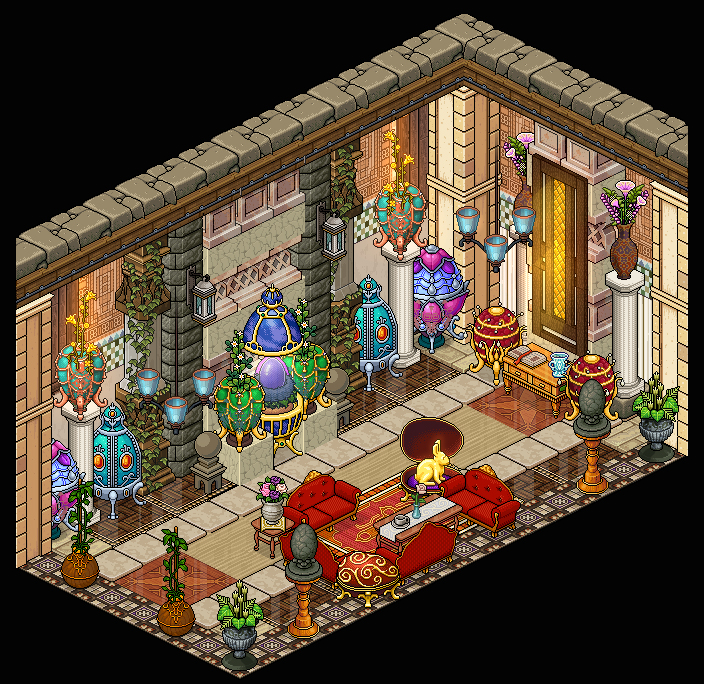 Solve Pixel Mansion: the eggs' collection room jigsaw puzzle online ...