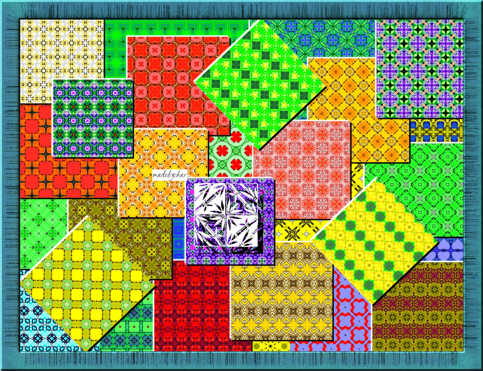 Solve plethora of pretty patterns.... jigsaw puzzle online with 414 pieces