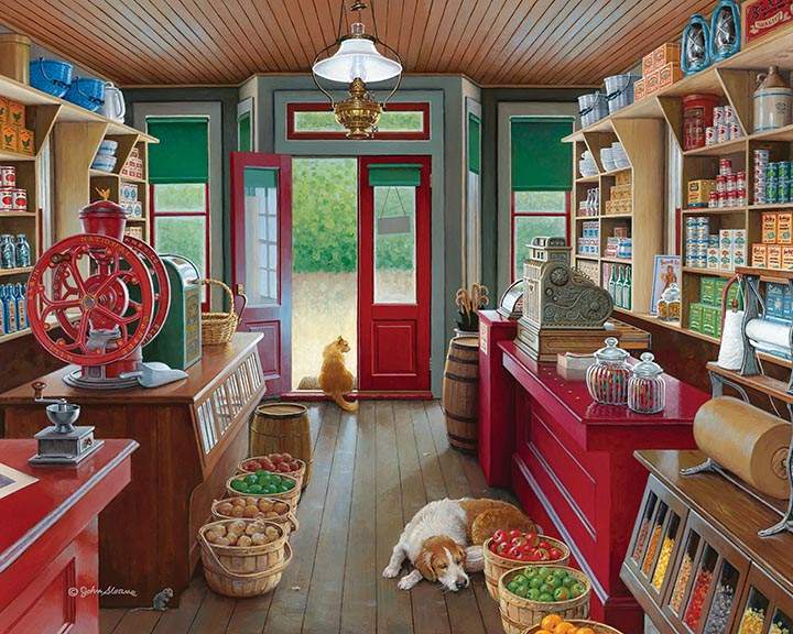 Solve general store jigsaw puzzle online with 120 pieces
