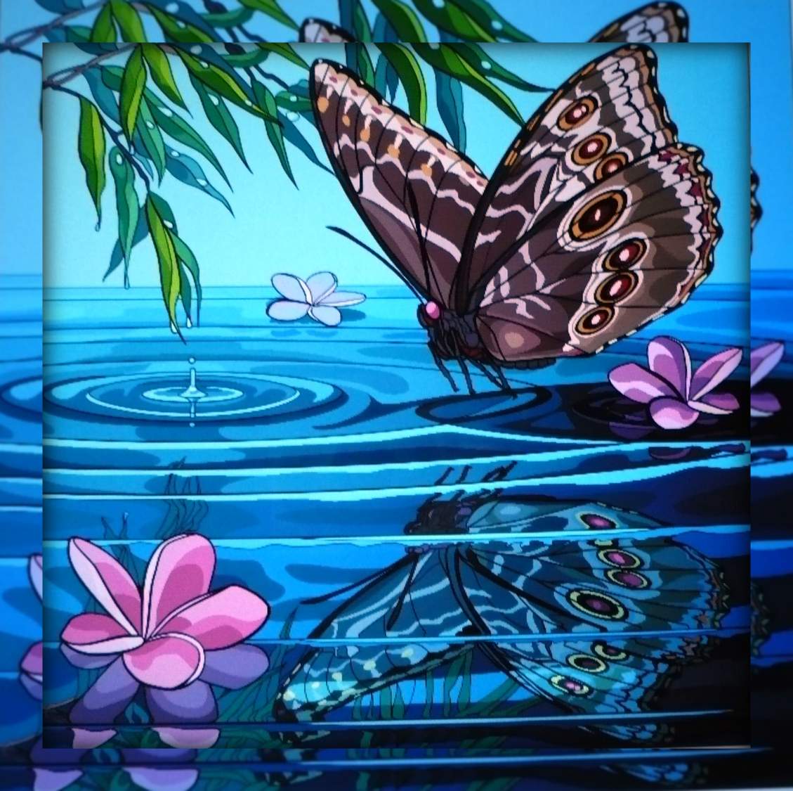 Solve The ripple effect . . . . . jigsaw puzzle online with 64 pieces