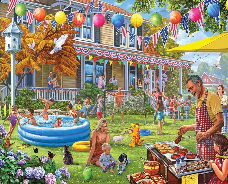 Solve 4th of July jigsaw puzzle online with 120 pieces