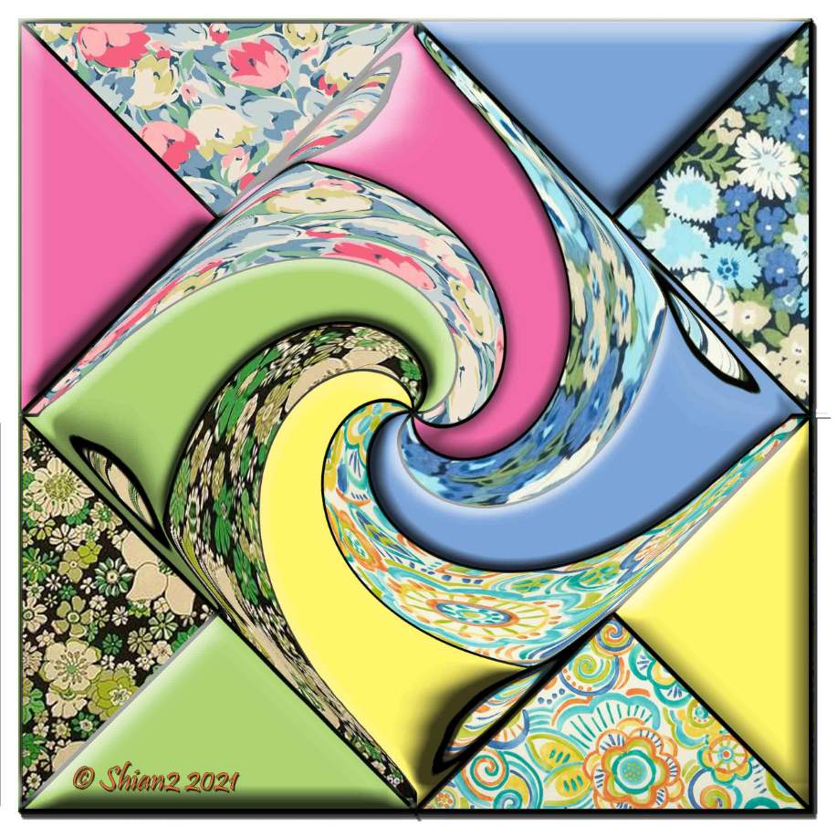 Solve More Triangles jigsaw puzzle online with 16 pieces