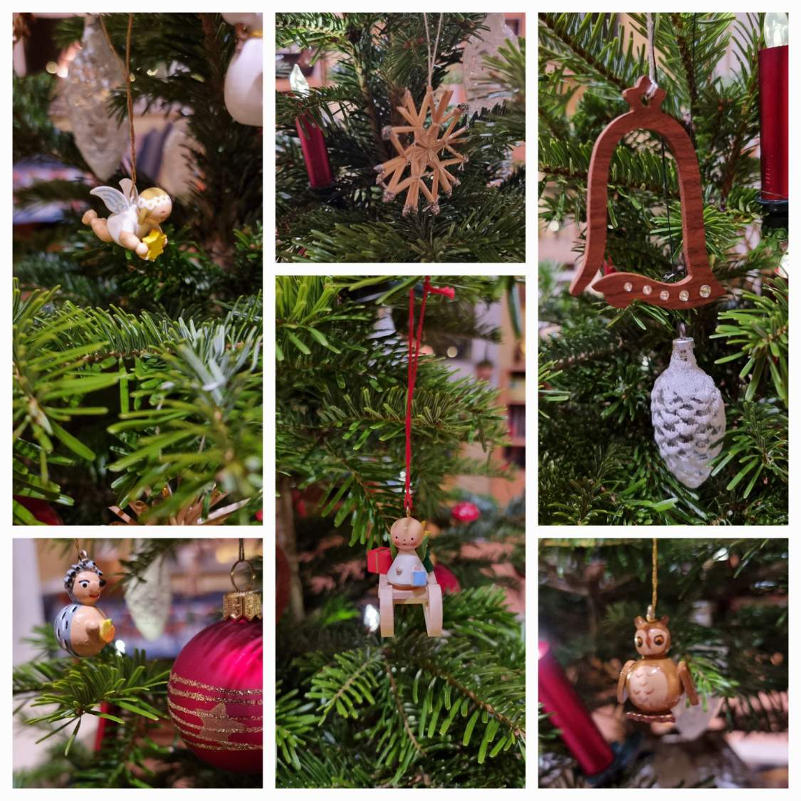 Solve Christmas tree jigsaw puzzle online with 64 pieces