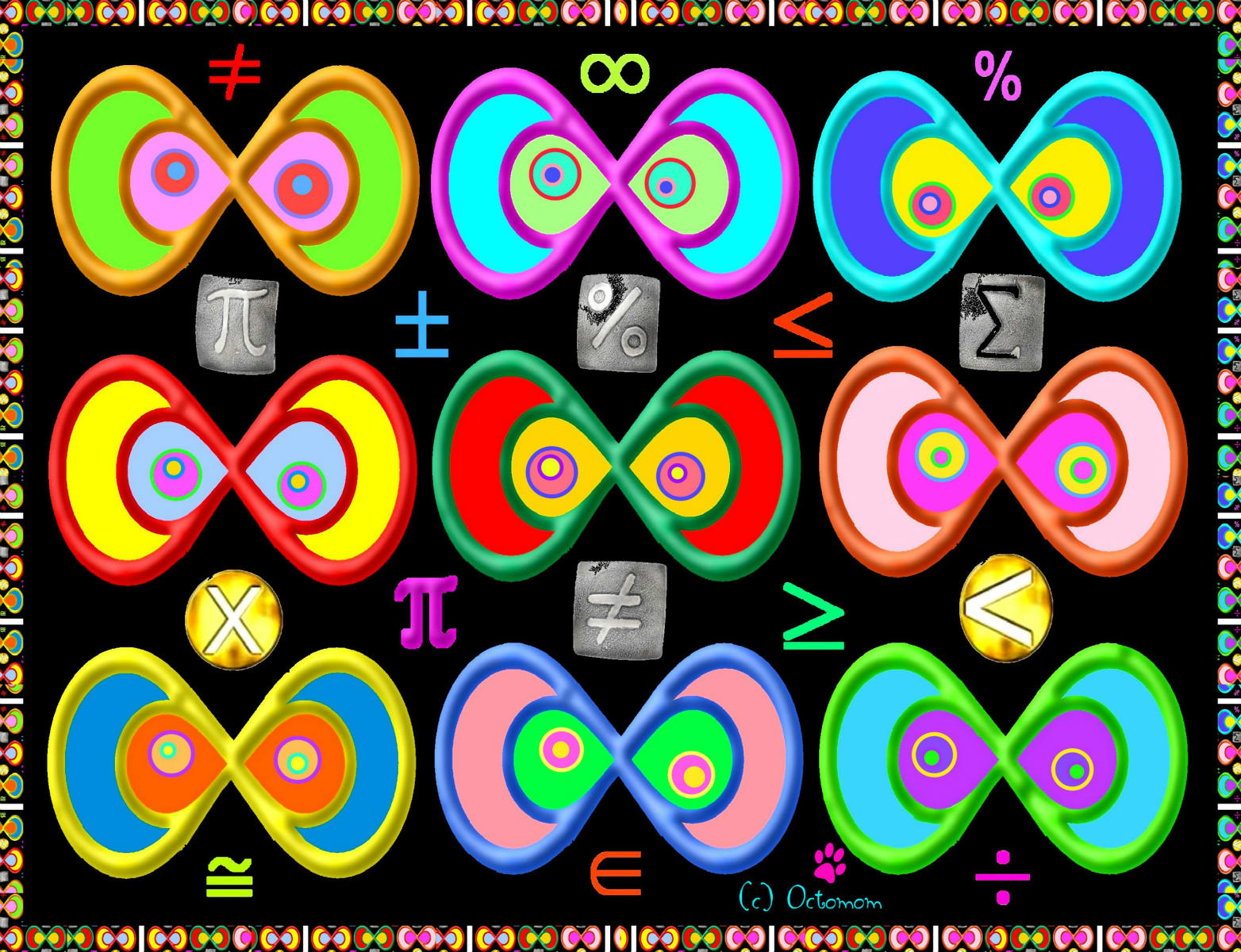 Solve I'm looking at you ~ do you know your math symbols? jigsaw puzzle ...