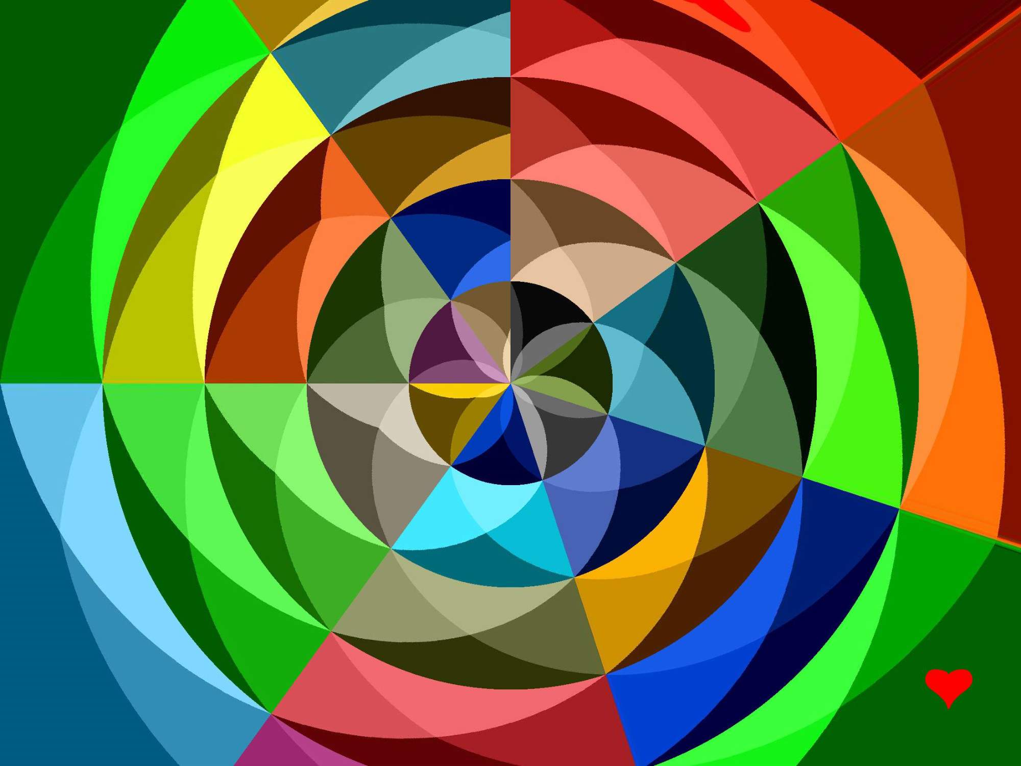 Solve Twisted Circles - Really Big jigsaw puzzle online with 336 pieces