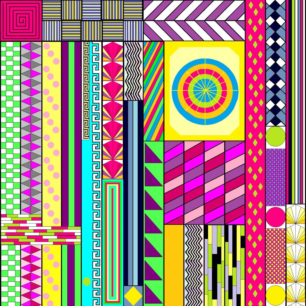 Solve Mash Up jigsaw puzzle online with 100 pieces