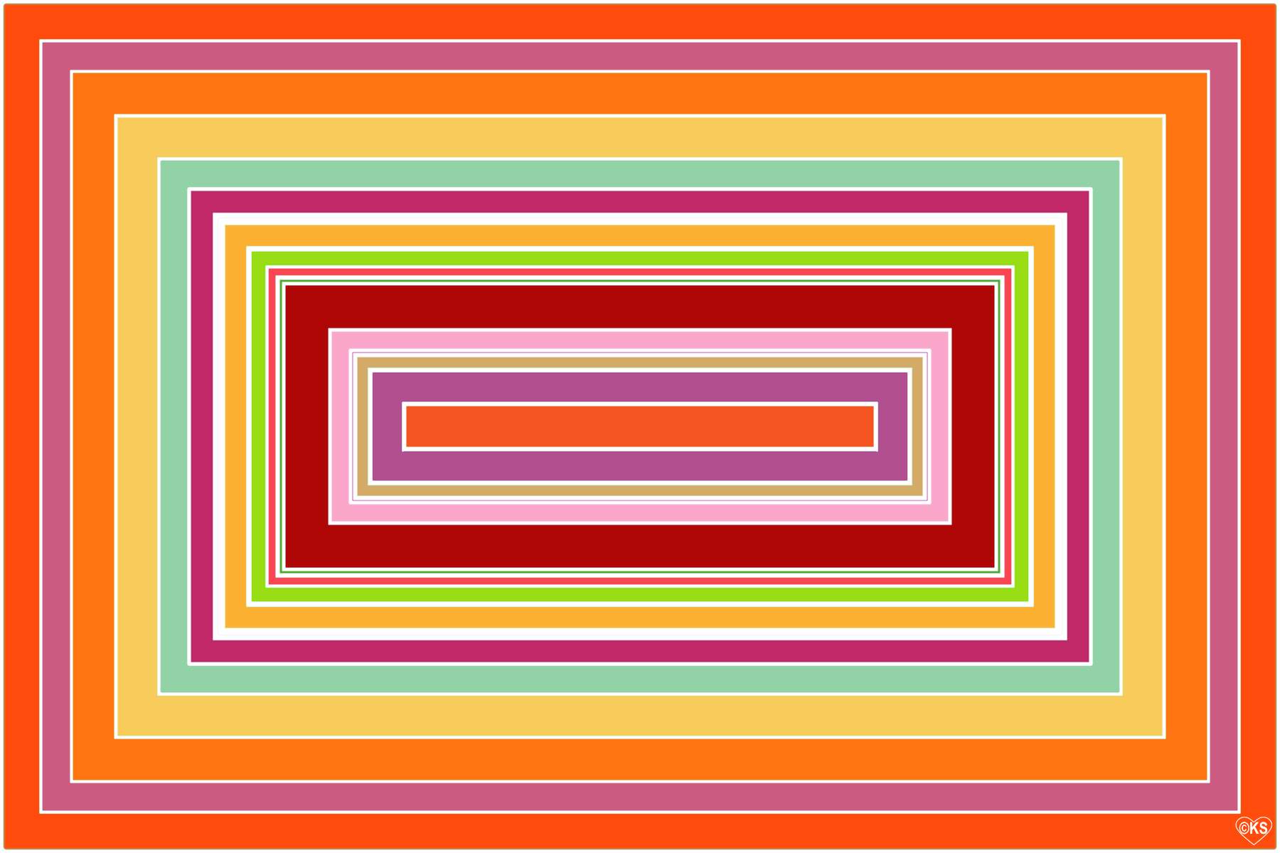 Solve Concentric Rectangles!! ~ H jigsaw puzzle online with 600 pieces