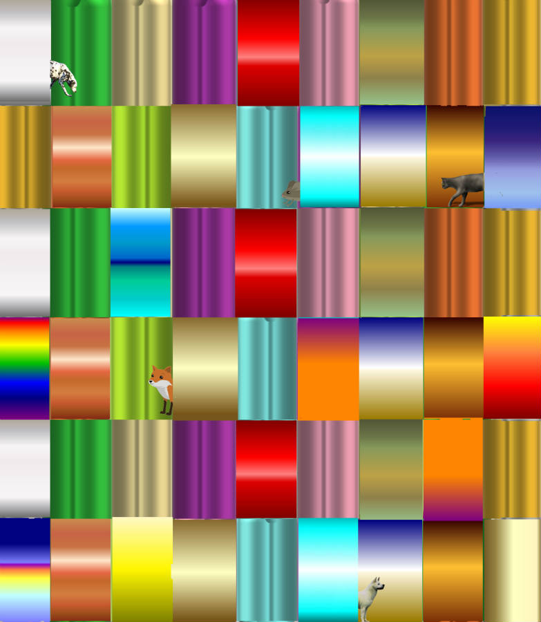 Solve METAL MISH MASH jigsaw puzzle online with 42 pieces