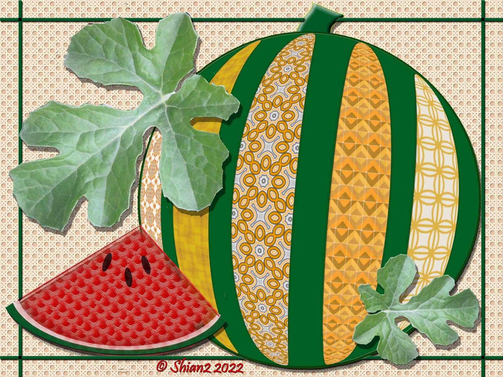 Solve Watermelon jigsaw puzzle online with 130 pieces