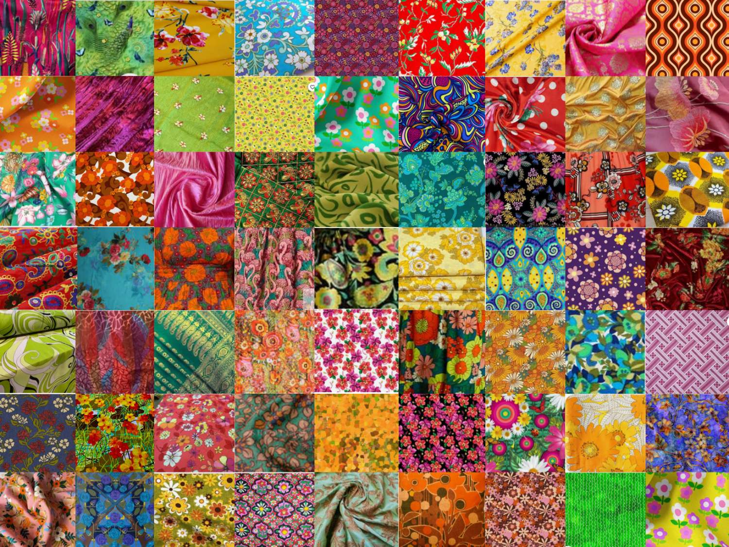 Solve Colourful Collage 5 jigsaw puzzle online with 99 pieces