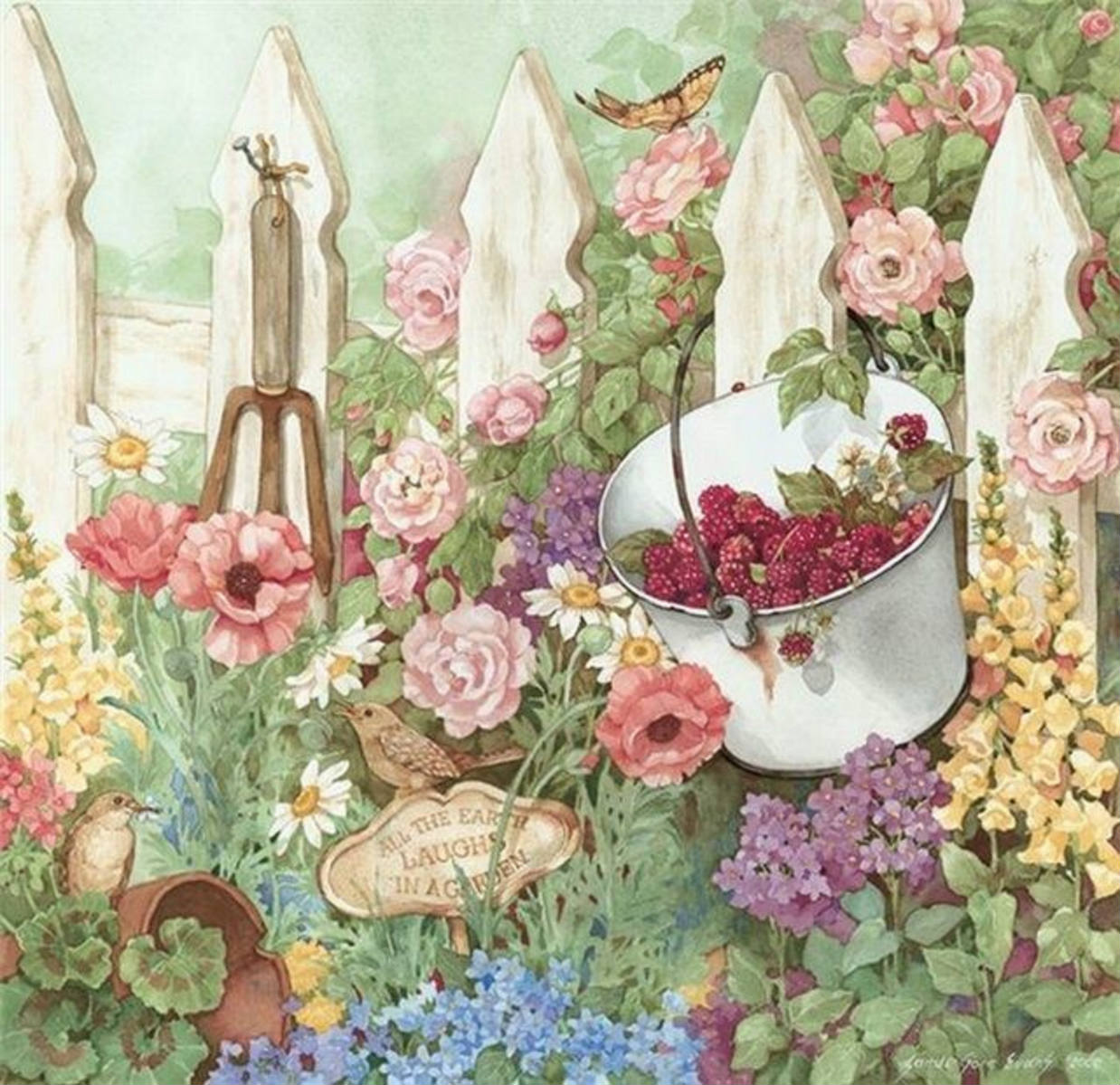 Solve Artist Sandy Gore Evans 2 jigsaw puzzle online with 420 pieces