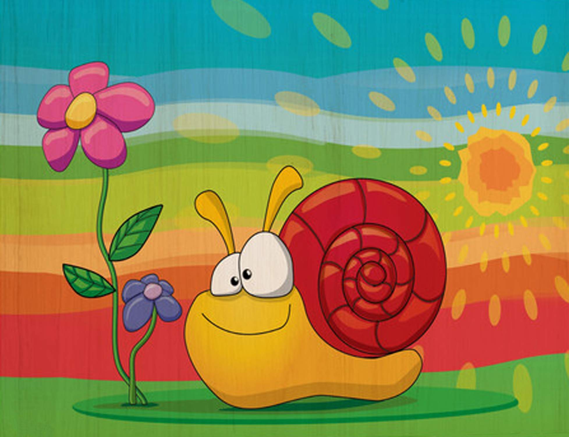 Solve Happy Snail jigsaw puzzle online with 588 pieces