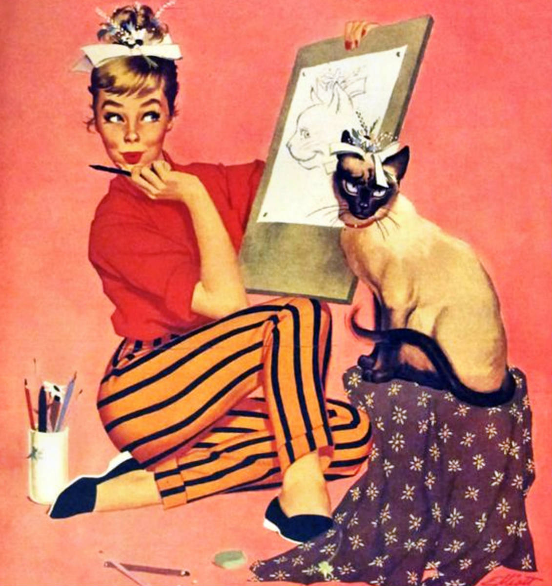Solve Pin Up 98 Jigsaw Puzzle Online With 380 Pieces