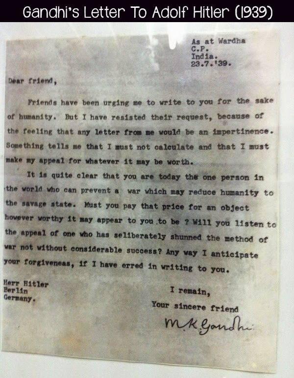 Solve 1939 Mahatma Gandhi’s ‘Dear Friend’ Letter to Adolf Hitler jigsaw ...