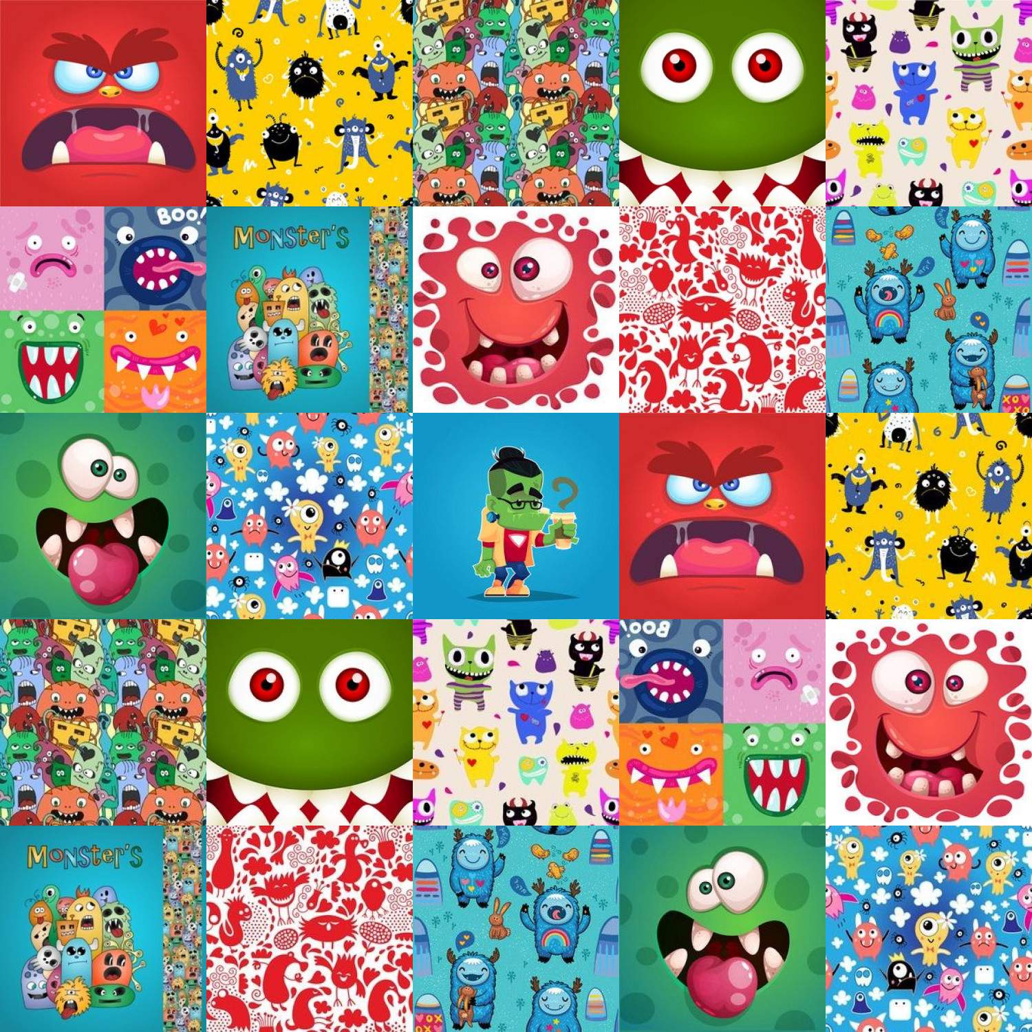 Solve Silly Monsters Challenge jigsaw puzzle online with 529 pieces
